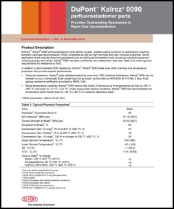 Kalrez Data Sheets and Literature - Daemar Inc
