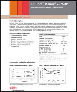 Kalrez Data Sheets and Literature - Daemar Inc
