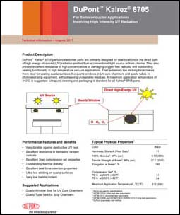 Kalrez Data Sheets and Literature - Daemar Inc