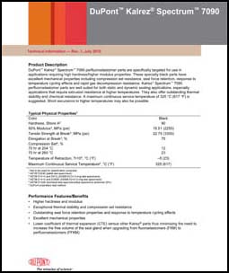 Kalrez Data Sheets and Literature - Daemar Inc